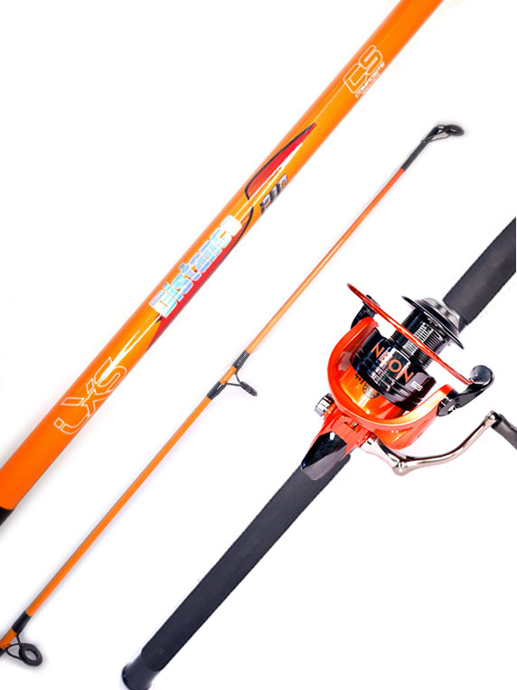 Combo Lexus Distance 2.10m Reel Colony Neon 405 - Gutierrez Pesca y Camping