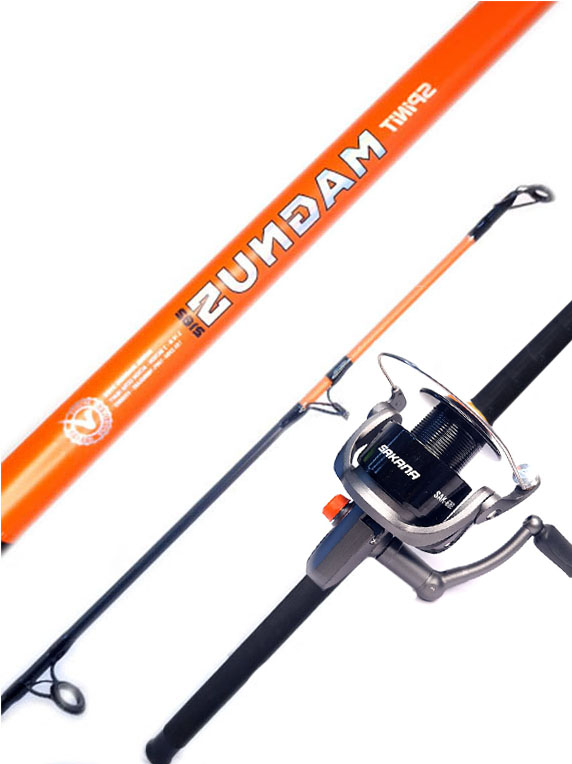 Combo Spinit Magnus 2.10m Lexus Sakana 60 - Gutierrez Pesca y Camping